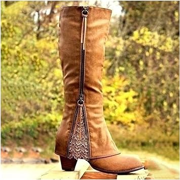 Eudora - Elegant Vintage Heeled Boots for a Timeless Look – NOVIGOOD